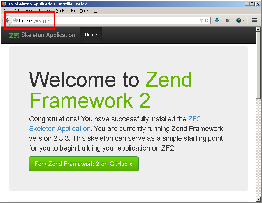 Start a New Zend Framework 2 Project